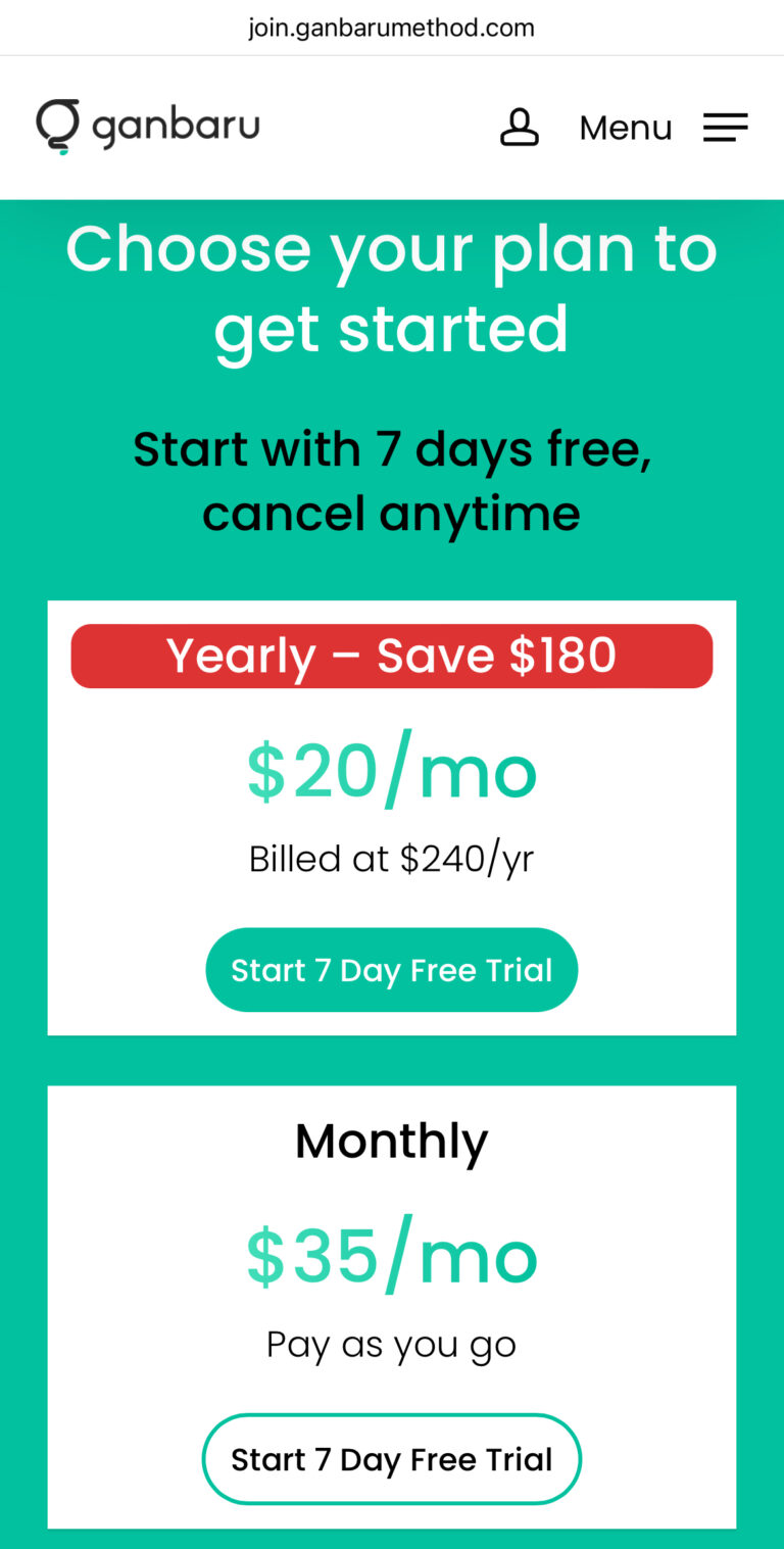 Everything you need to know about Ganbaru Method